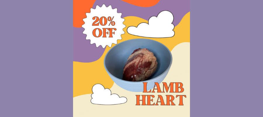 Lamb Hearts on Sale! – Rebel Raw